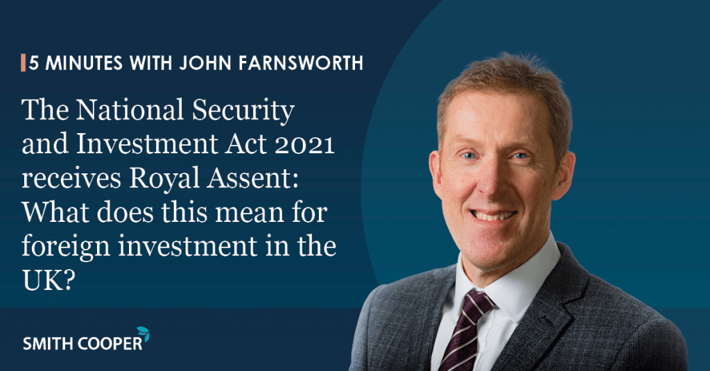 5 minutes with John Farnsworth - The National Security and Investment ...
